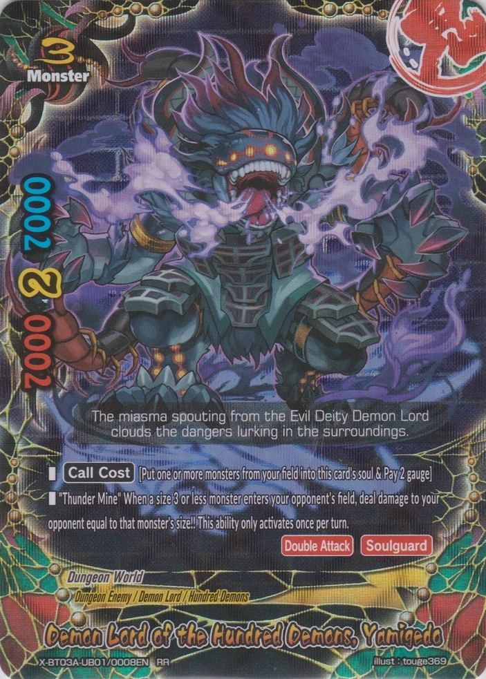 Demon Lord of the Hundred Demons, Yamigedo | Future Card Buddyfight ...