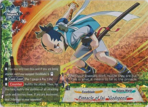 Pinnacle of Iai, "Godspeed" | Future Card Buddyfight Wiki | Fandom
