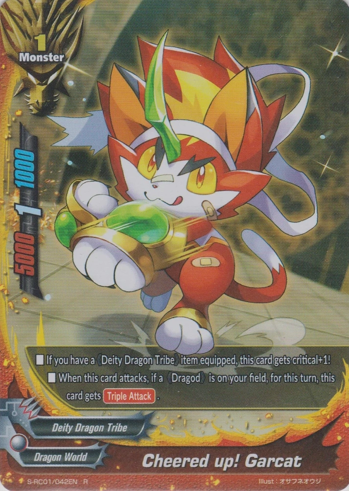 Cheered up! Garcat | Future Card Buddyfight Wiki | Fandom