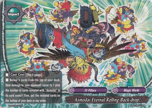 Asmodai Eternal Rolling Back-drop! | Future Card Buddyfight Wiki | Fandom