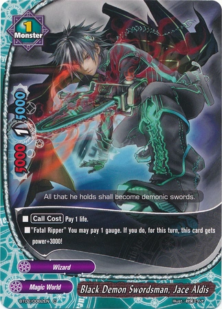 Black Demon Swordsman, Jace Aldis | Future Card Buddyfight Wiki | Fandom