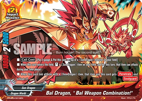 Bal Dragon, "Bal Weapon Combination!" | Future Card Buddyfight Wiki ...