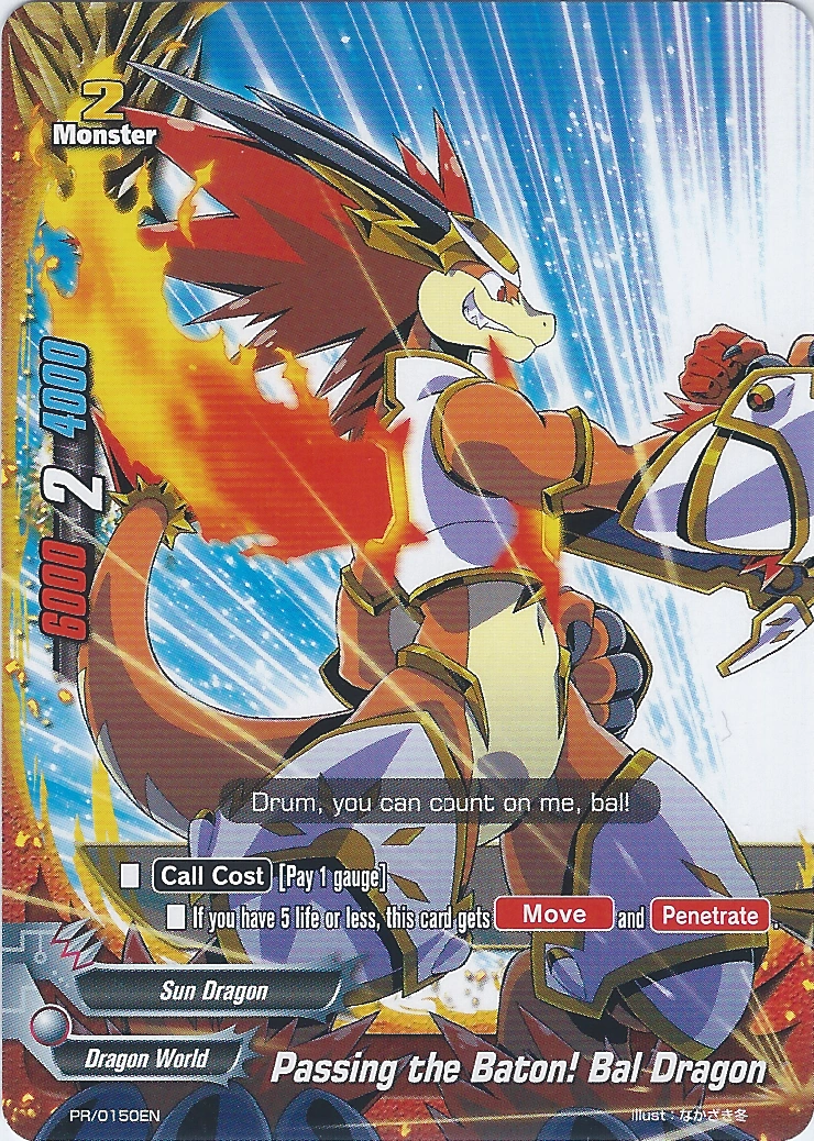 Passing the Baton! Bal Dragon | Future Card Buddyfight Wiki | Fandom
