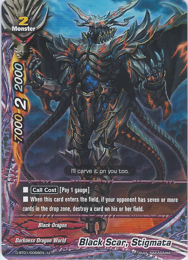 Black Scar, Stigmata | Future Card Buddyfight Wiki | Fandom