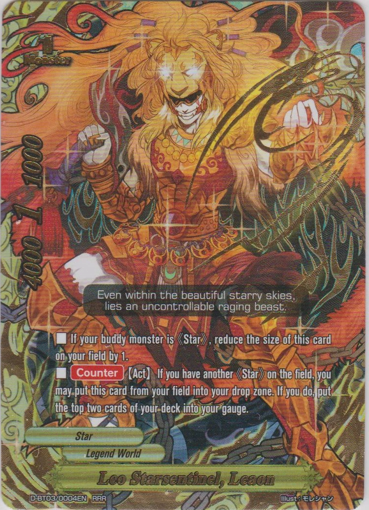 Leo Starsentinel, Leaon | Future Card Buddyfight Wiki | Fandom
