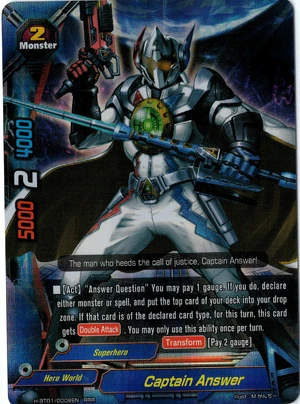 Captain Answer | Future Card Buddyfight Wiki | Fandom