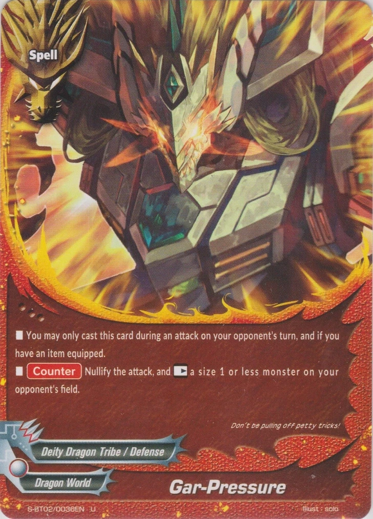 Gar-Pressure | Future Card Buddyfight Wiki | Fandom
