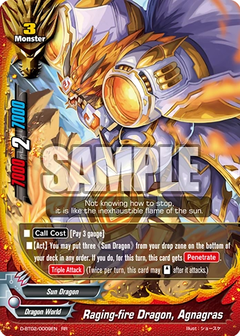Raging-fire Dragon, Agnagras | Future Card Buddyfight Wiki | Fandom