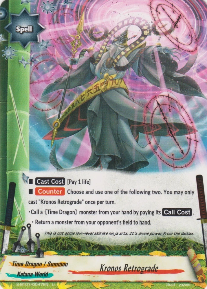 Kronos Retrograde | Future Card Buddyfight Wiki | Fandom