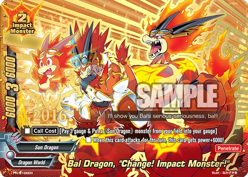 Bal Dragon, "Change! Impact Monster!" | Future Card Buddyfight Wiki ...
