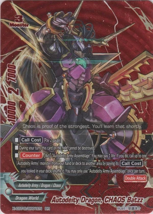 Autodeity Dragon, CHAOS Batzz | Future Card Buddyfight Wiki | Fandom