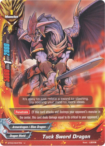 Tuck Sword Dragon | Future Card Buddyfight Wiki | Fandom