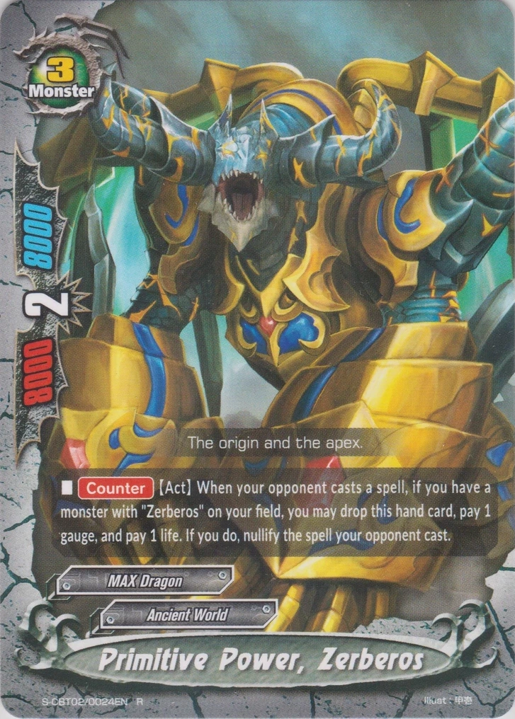 Primitive Power, Zerberos | Future Card Buddyfight Wiki | Fandom