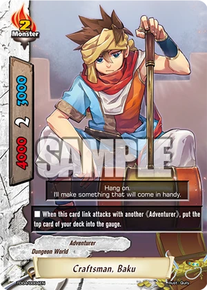 Craftsman, Baku | Future Card Buddyfight Wiki | Fandom