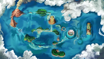 Pokemon Hoenn Map Wallpaper