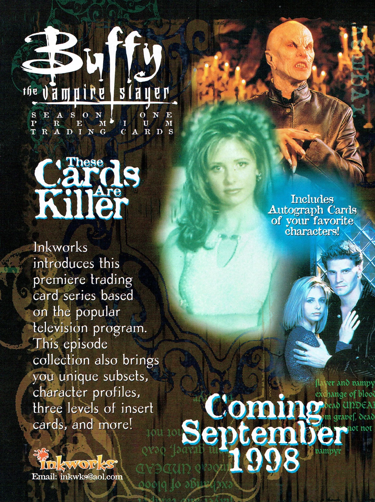 Season One Premium Trading Cards | Buffyverse Wiki | Fandom