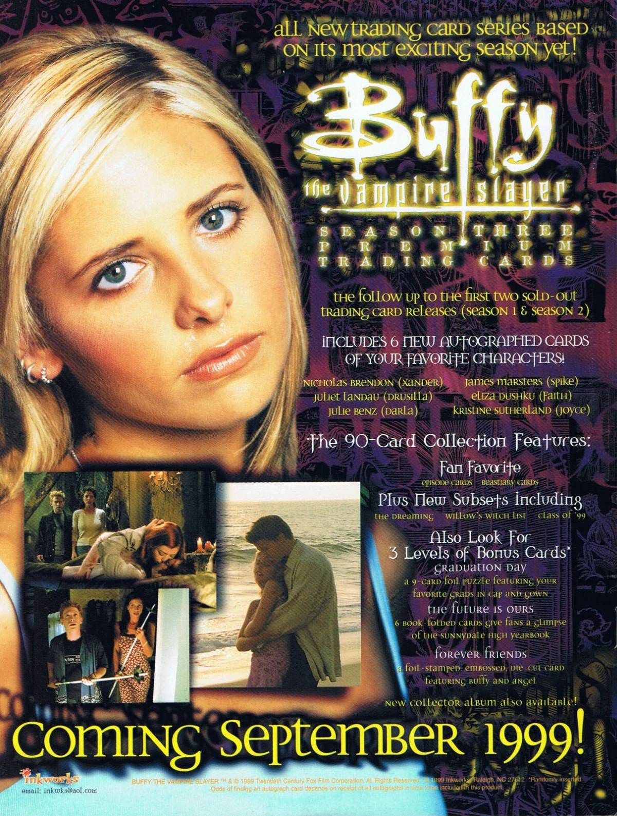 Season Three Premium Trading Cards | Buffyverse Wiki | Fandom