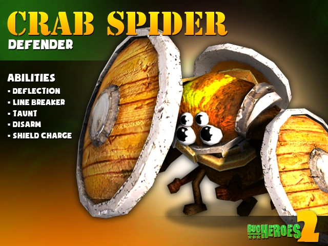 Crab Spider Shield Bearer | Bugheroes2 Wiki | Fandom