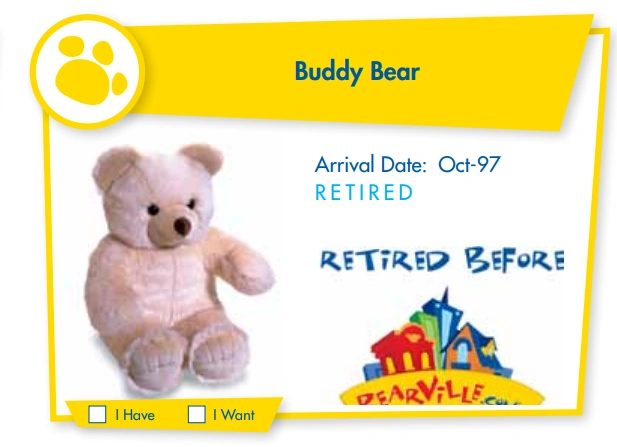Buddy Bear | Build a Bear Wiki | Fandom