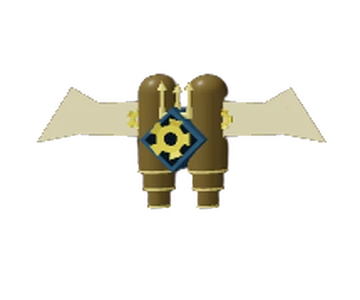 Steampunk Jetpack With Wings