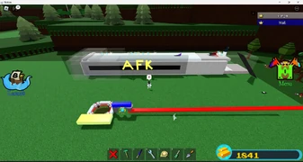 How far is the treasure from the white team? -every measures to make a perfect afk farm | Build ...