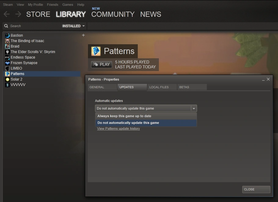 Automatic Updates | Build Patterns Wiki | Fandom