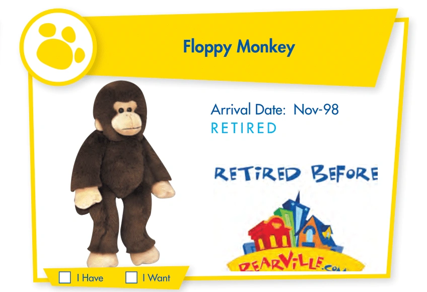 Floppy Monkey | Build-a-Bear Workshop Wiki | Fandom