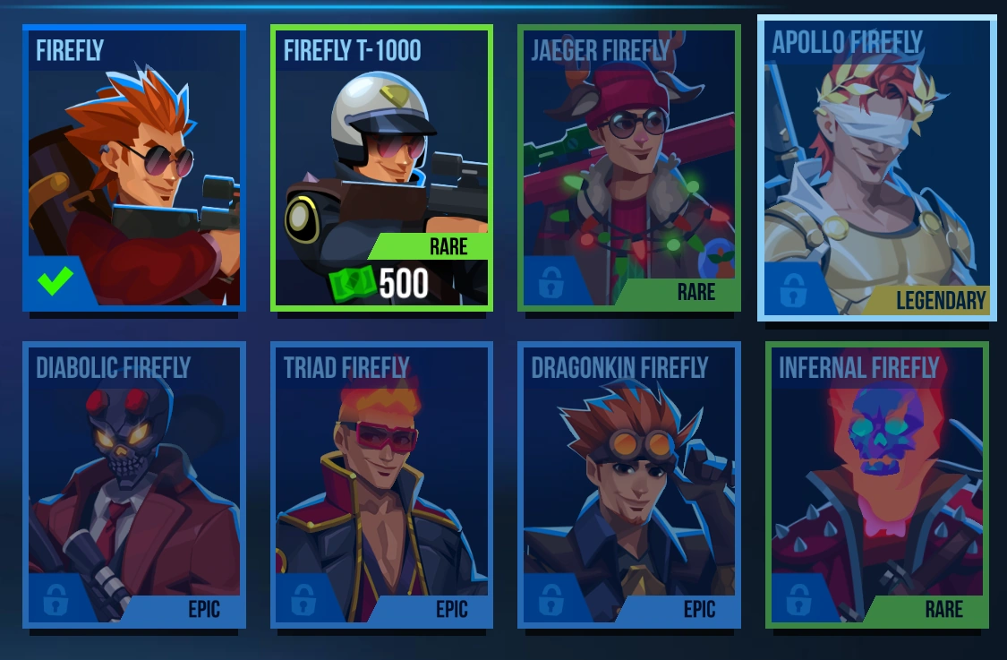 Skins | Bullet Echo Wiki | Fandom