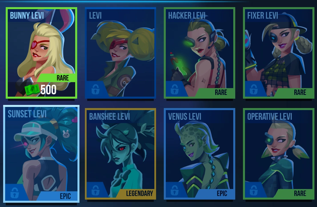 Skins | Bullet Echo Wiki | Fandom