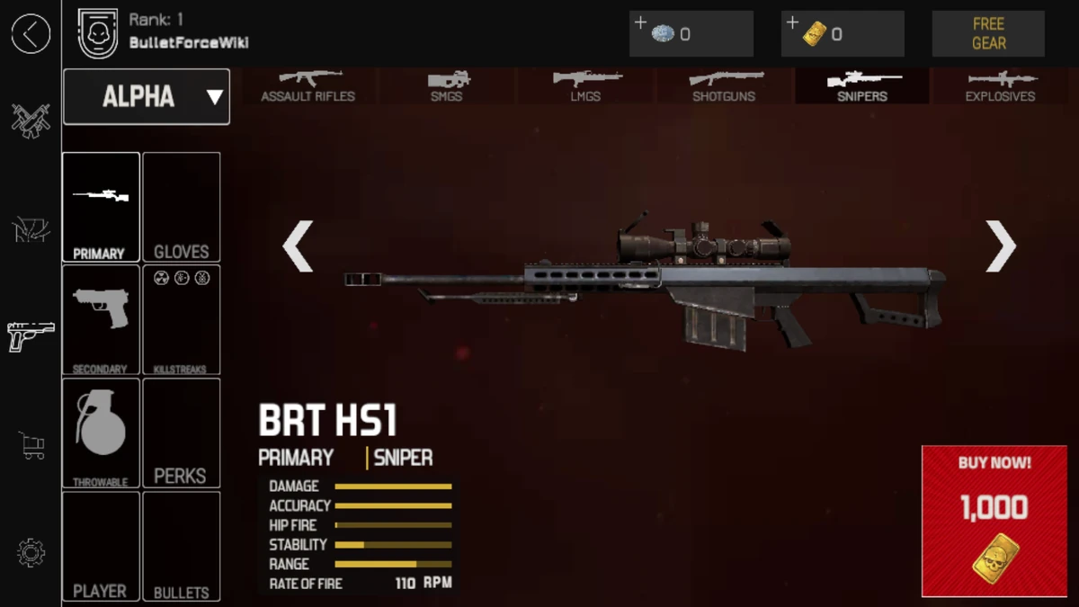 BRT HS1 | Bullet Force Wiki | Fandom
