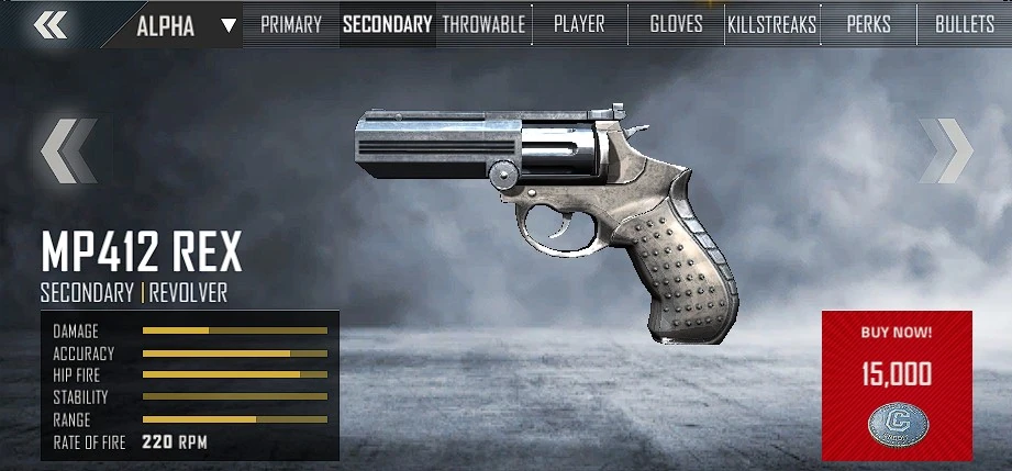 MP412 REX | Bullet Force Wiki | Fandom