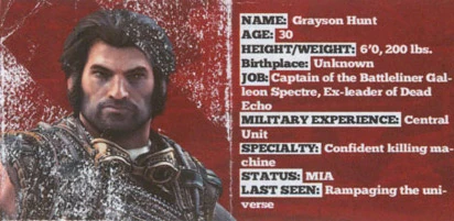 Grayson Hunt | Bulletstorm Wiki | Fandom