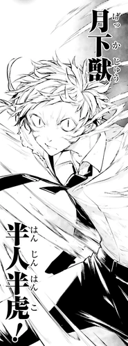 Beast Beneath the Moonlight: Half-Human, Half-Tiger | Bungo Stray Dogs ...