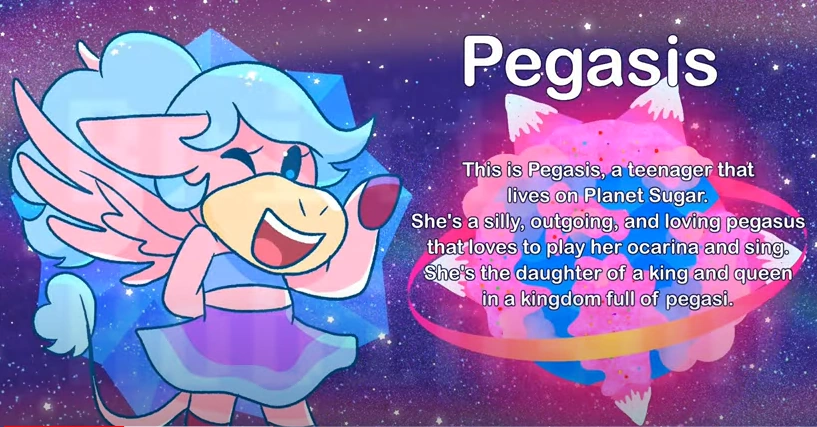 Pegasis (Unikorn's redesign) | Bunnie: Crystals of light Wiki | Fandom