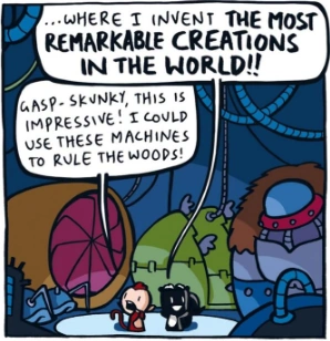 Skunky's Laboratory | Bunny vs Monkey Wiki | Fandom