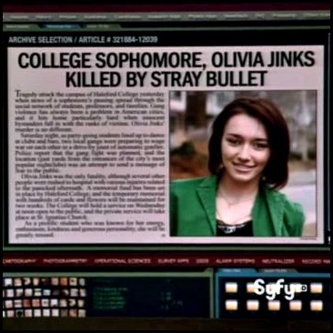 Olivia Jinks | BEO - Bureau of Extraordinary Operations Wiki | Fandom