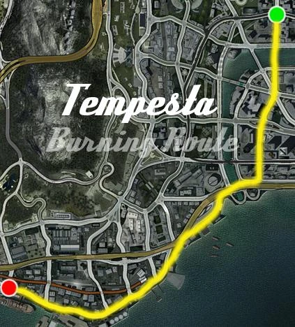 Rossolini Tempesta Burning Route (Every Car) | Burnout Paradise ...