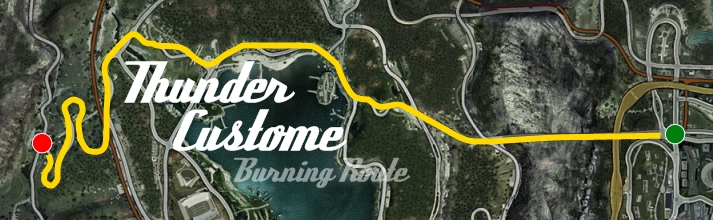Carson Thunder Custom Burning Route (Every Car) | Burnout Paradise ...