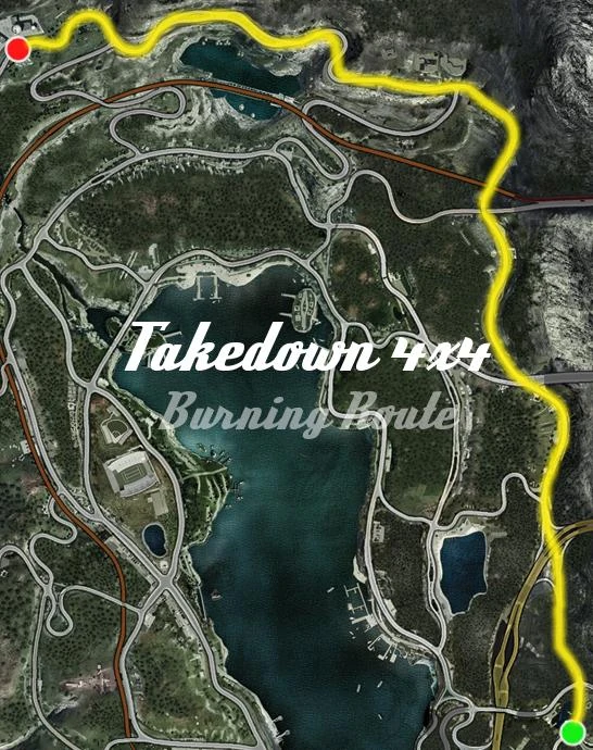 Takedown 4x4 Burning Route | Burnout Wiki | Fandom