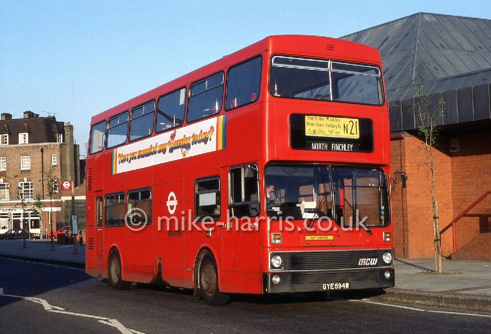 London Buses route N21 (1984-1995) | Bus Routes in London Wiki | Fandom
