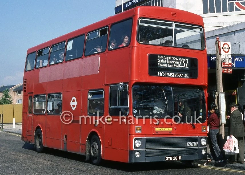 London Buses route 232 (1979-1993) | Bus Routes in London Wiki | Fandom
