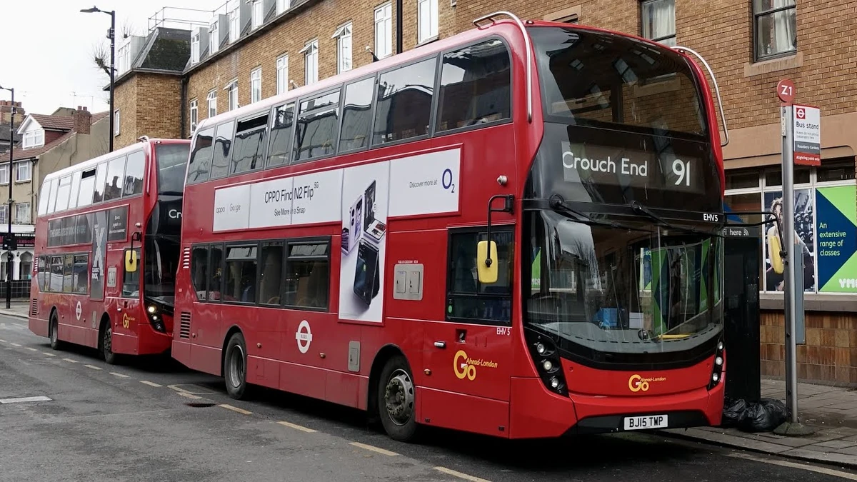 London Buses route 91 (1992-present) | Bus Routes in London Wiki | Fandom