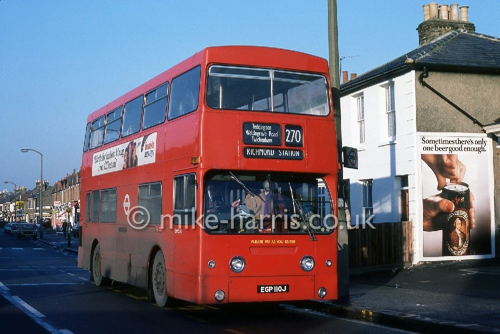 London Buses route 270 (1970-1990) | Bus Routes in London Wiki | Fandom