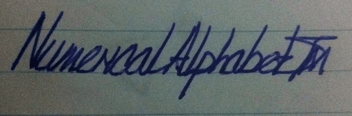 Numerical Alphabet TM | Businessess Wikia | Fandom