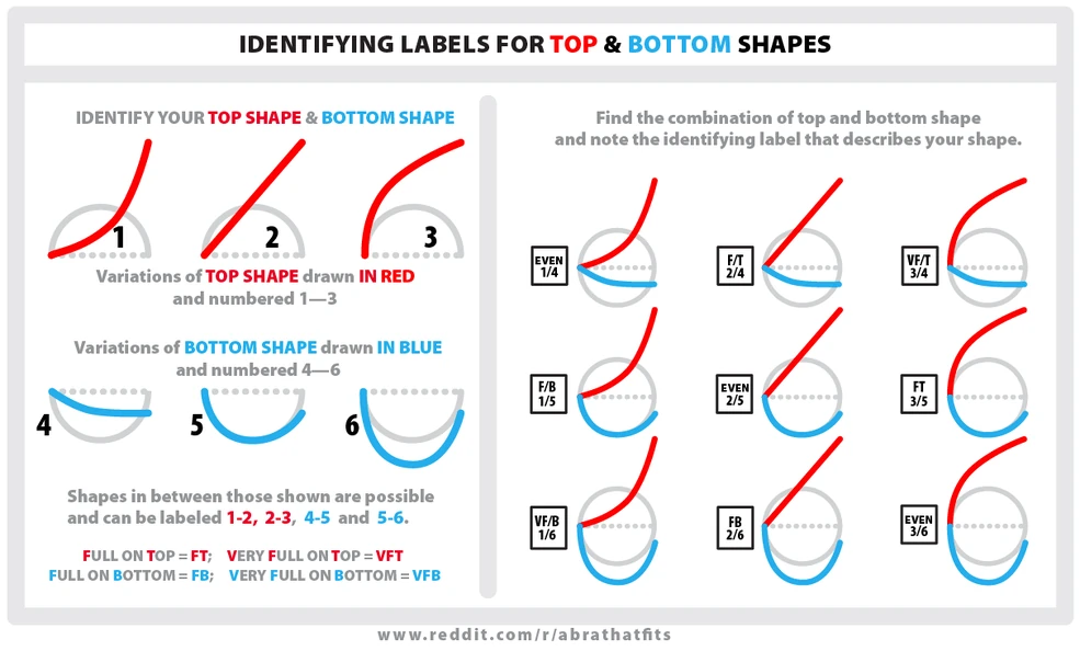 Fruit Breast Shape Chart