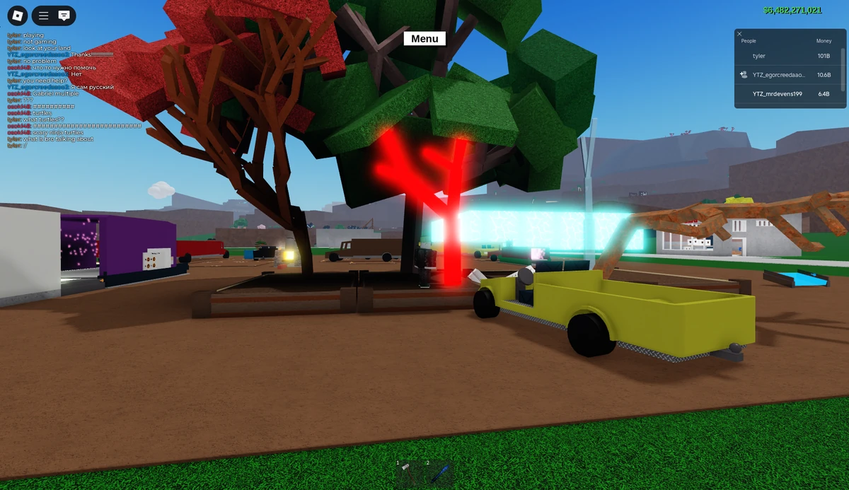 Rainbow neon tree | Busymods Lumber tycoon Wiki | Fandom