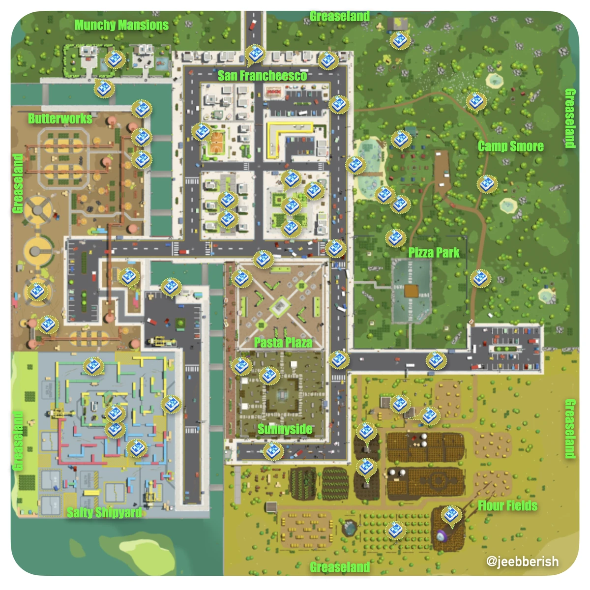 Map | Butter Royale wiki Wiki | Fandom