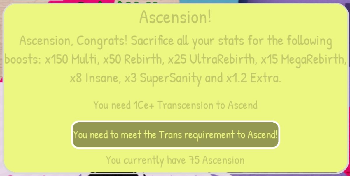 Ascension Button Simulator Lea Wiki Fandom