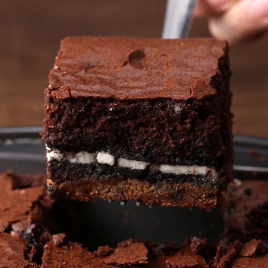 Triple Decker 'Box' Brownies | Buzzfeed Tasty Wiki | Fandom