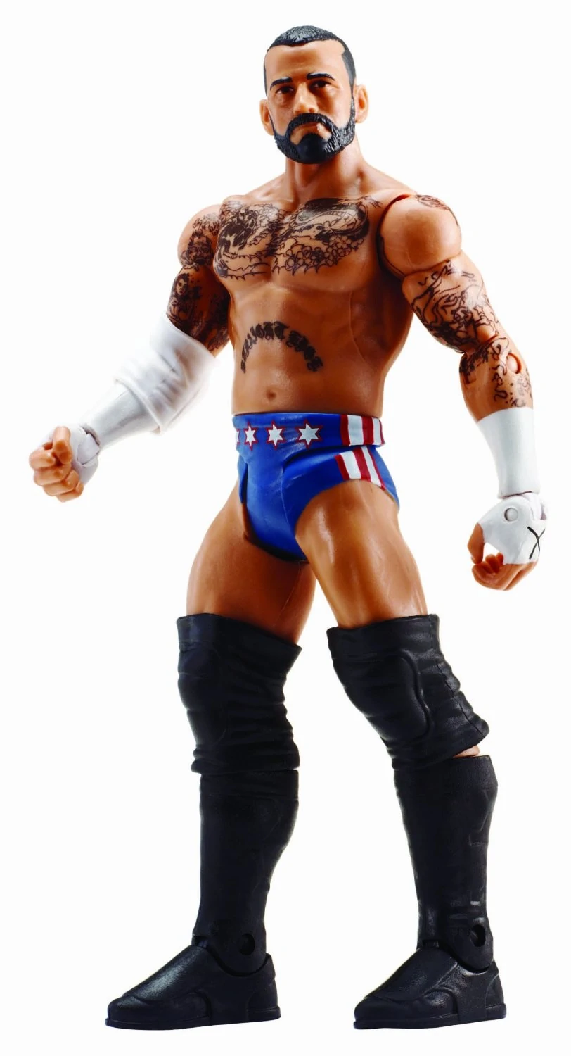 CM Punk (Basic Series 33) | WWE Mattel Database Wiki | Fandom